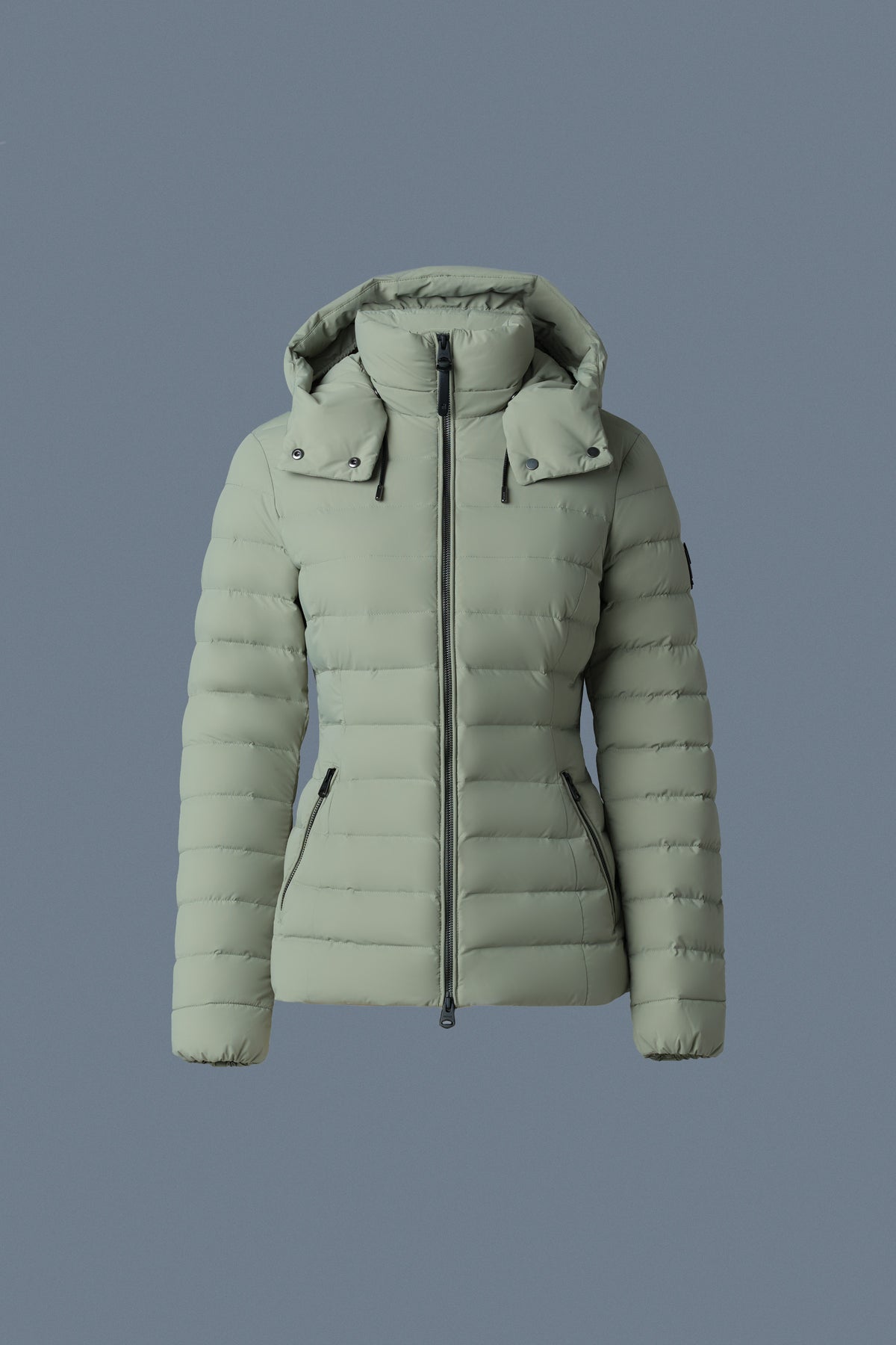 Michi, Agile-360 stretch light down jacket with hood for ladies ...